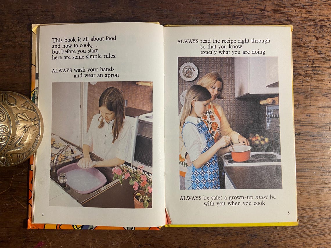 Ladybird Cooking With Mother 1977 - Etsy
