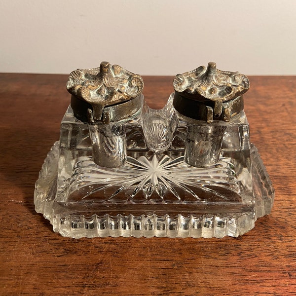 Double Inkwell - Etsy