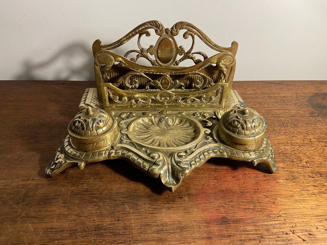 Brass Desk Stand - Etsy