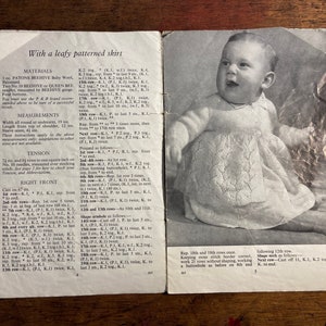 Vintage Baby Knitting Patterns - Etsy