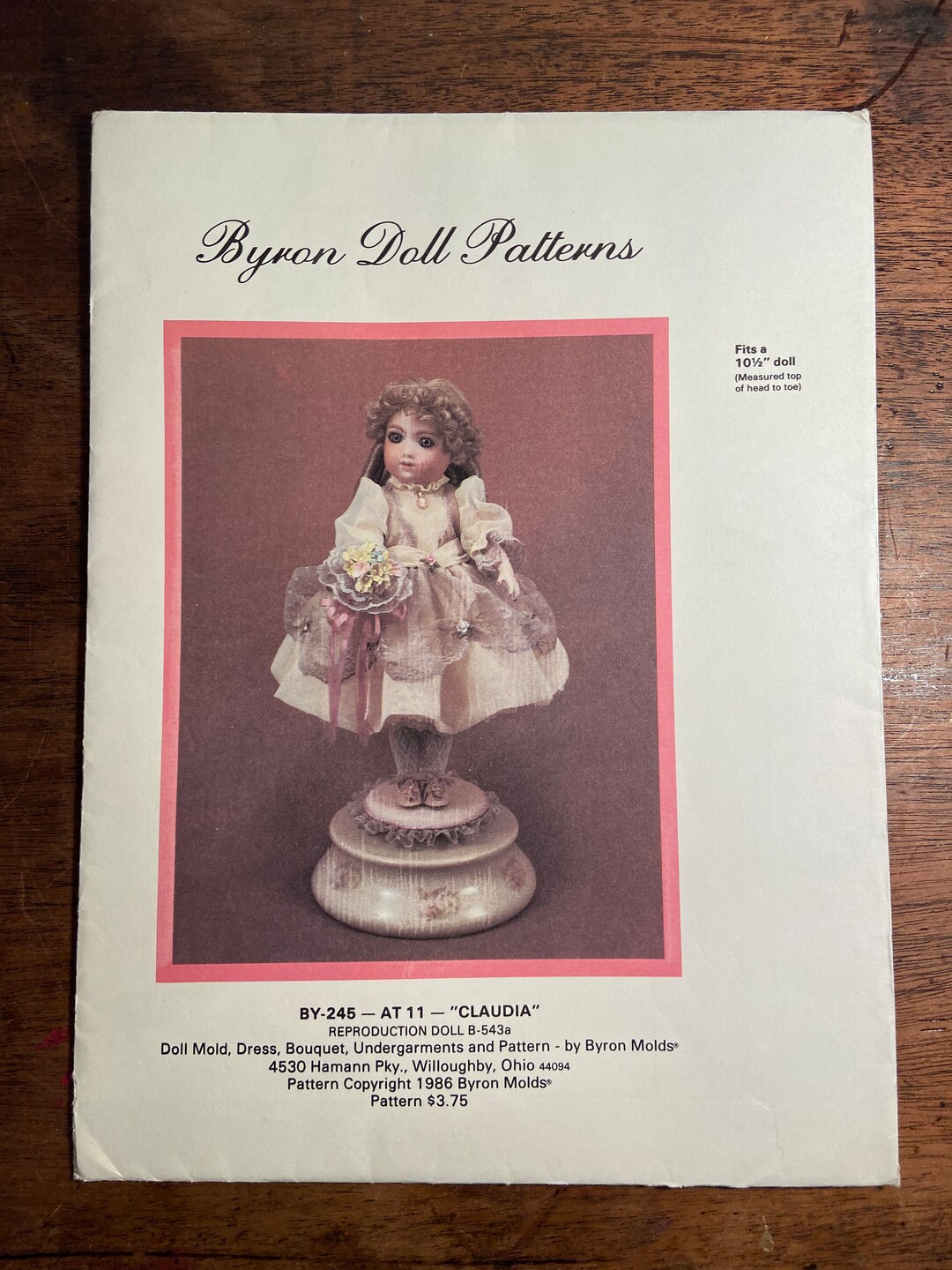 Byron Doll Pattern - Etsy