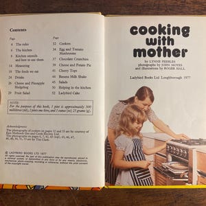 Ladybird Cooking With Mother 1977 - Etsy