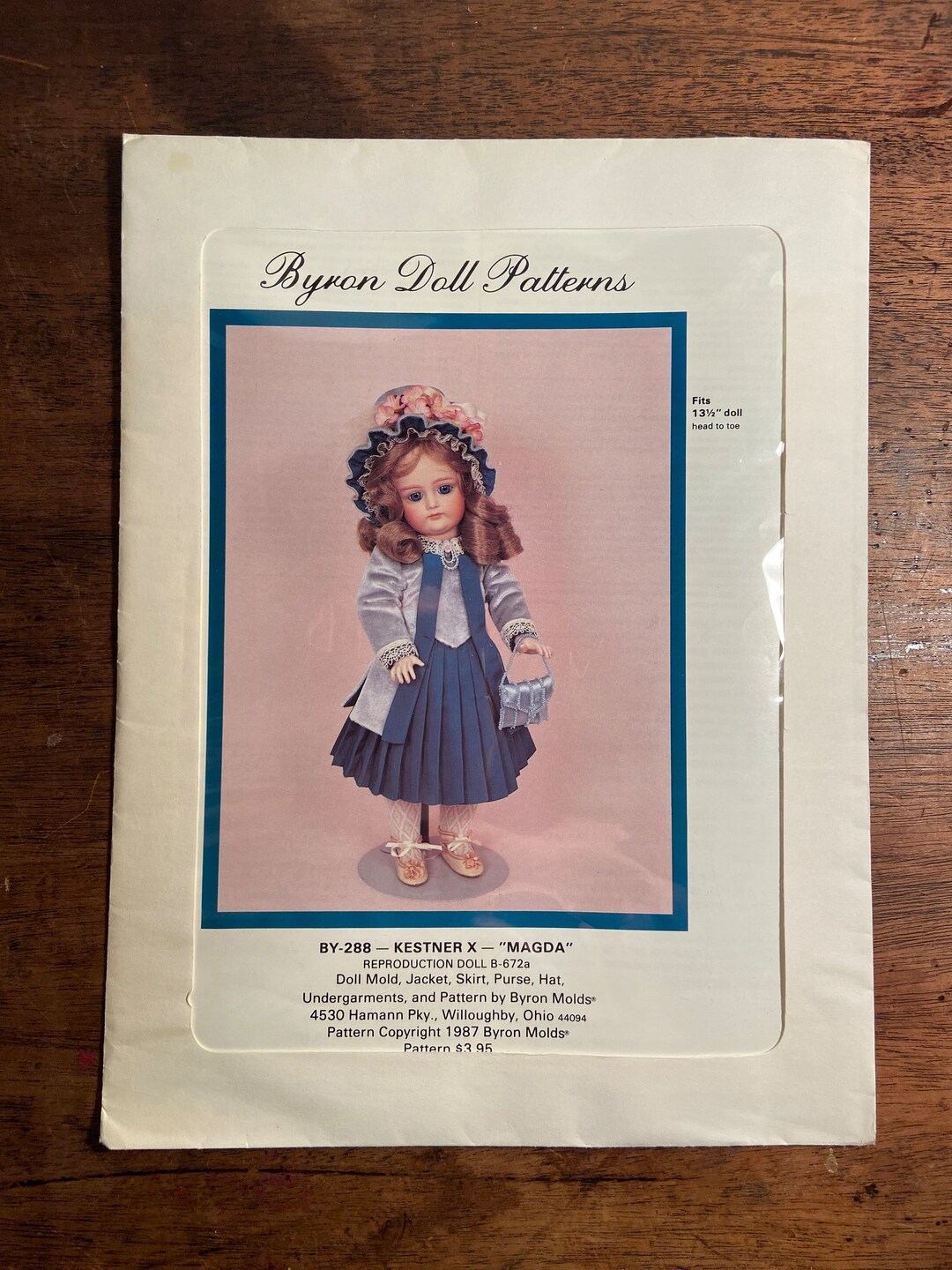 Byron Doll Pattern - Etsy