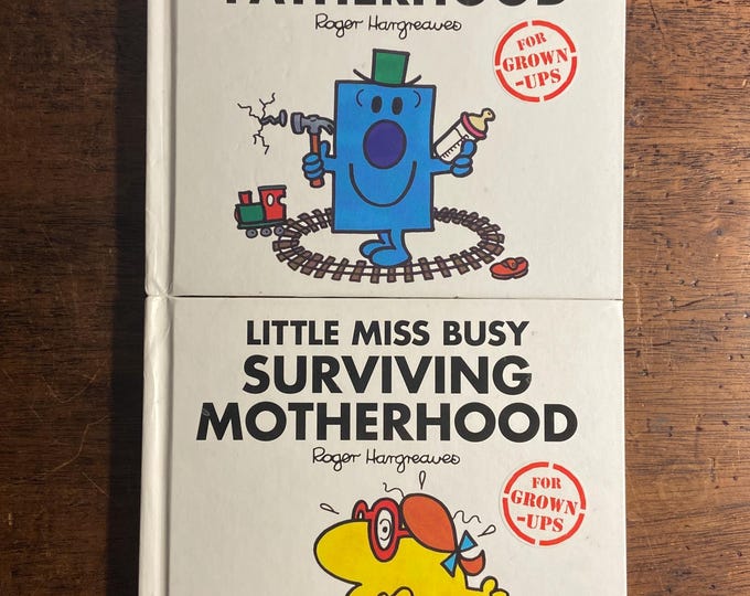 Mr Grumpy & Little Miss Busy Parenthood Books - Etsy