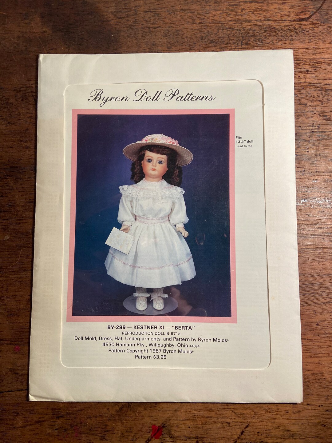 Byron Doll Pattern - Etsy