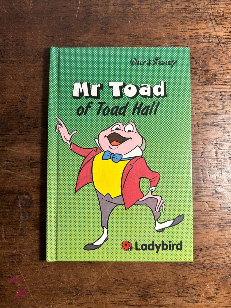 Ladybird Mr Toad of Toad Hall 1988 - Etsy