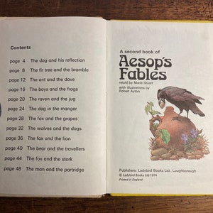 Ladybird Aesops Fables 1974 - Etsy