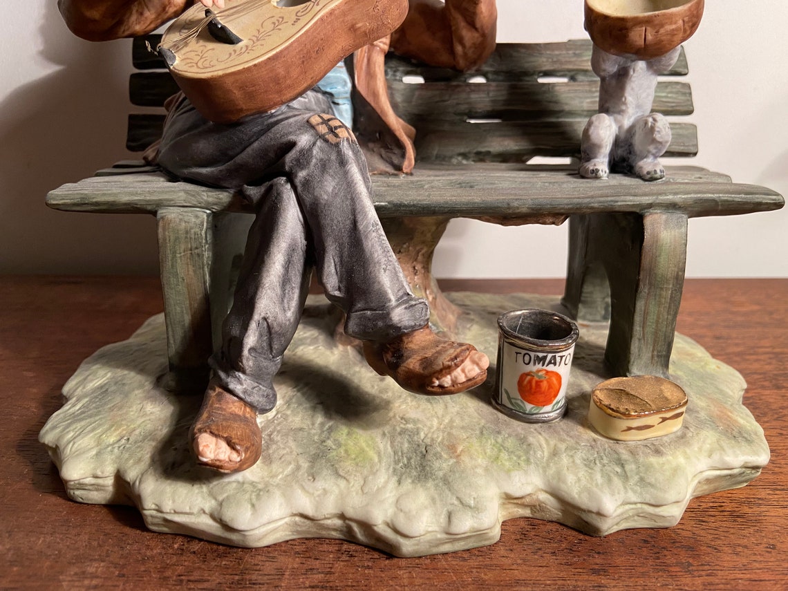 Capodimonte Figure the Happy Beggars Cucci - Etsy