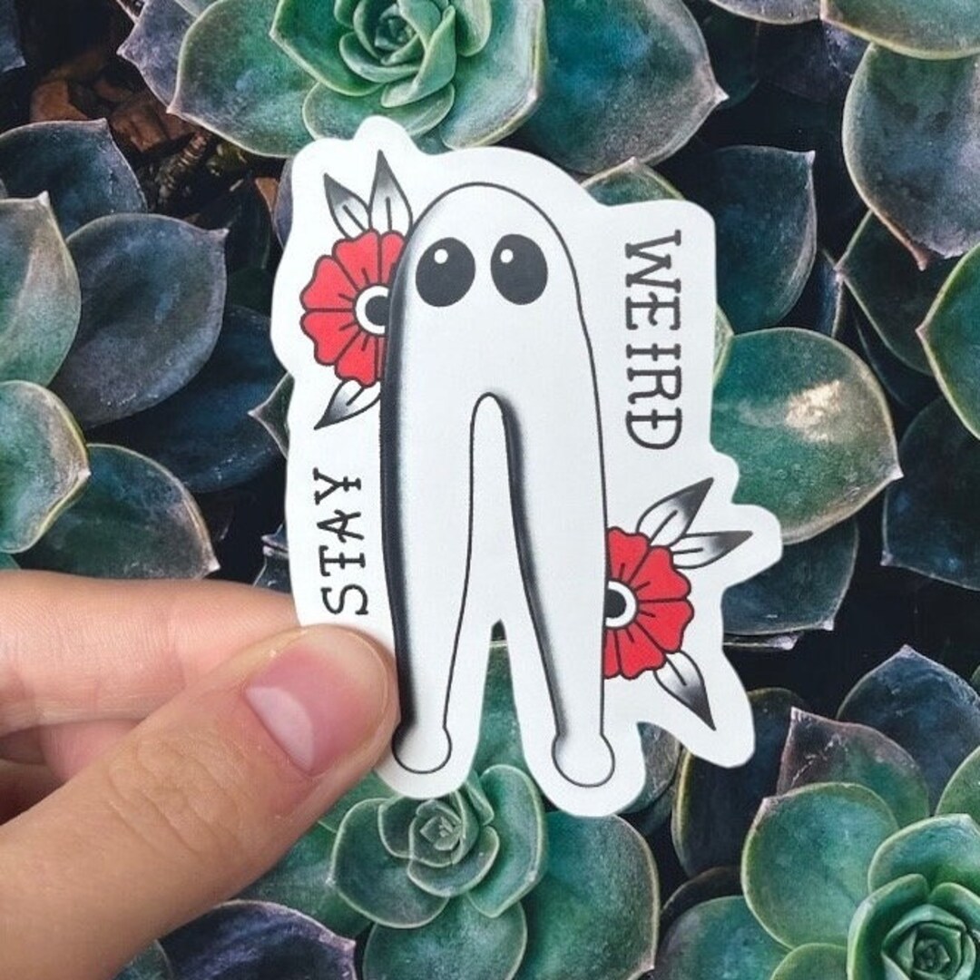 Fresno Night Crawler Stay Weird Tattoo Sticker for Laptop, Notebook ...