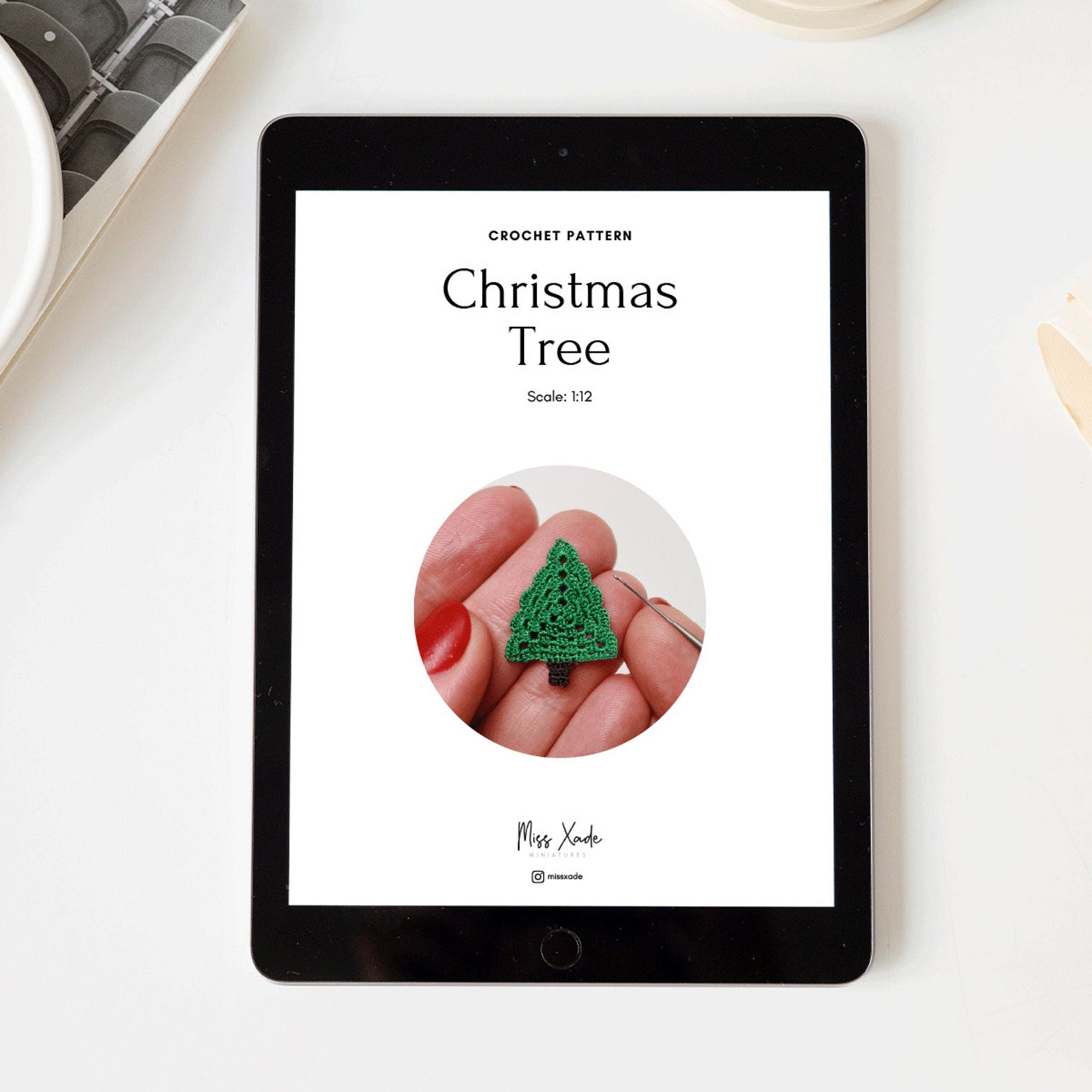 Tiny Christmas Tree | Micro Crochet PDF Pattern - Etsy