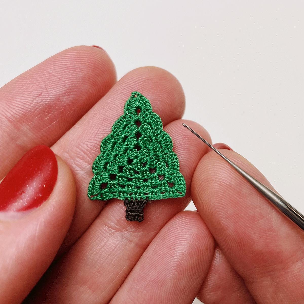 Tiny Christmas Tree | Micro Crochet PDF Pattern - Etsy
