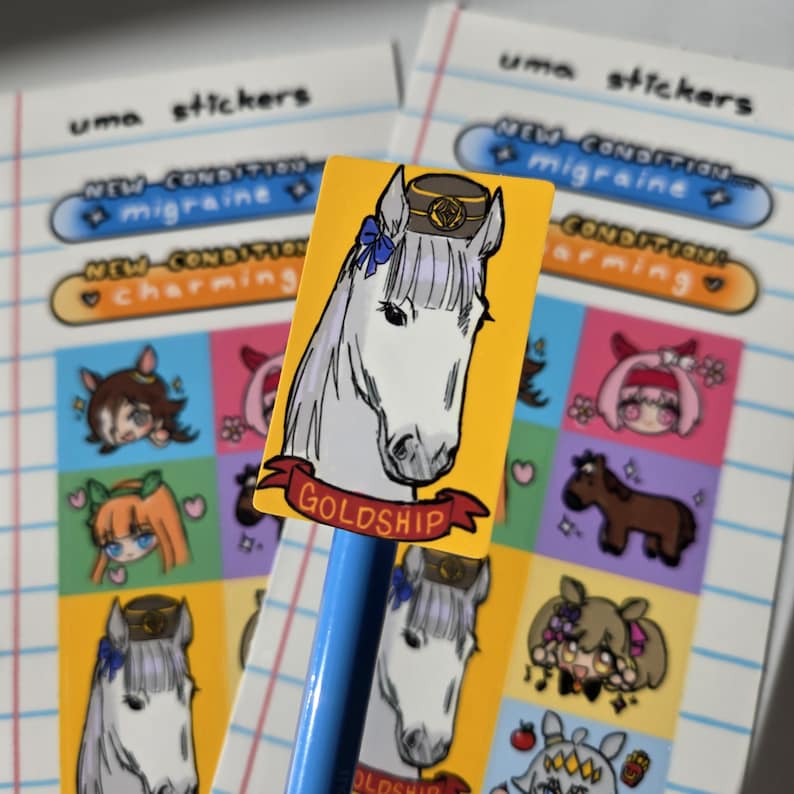 Umamusume Sticker Sheet - Etsy