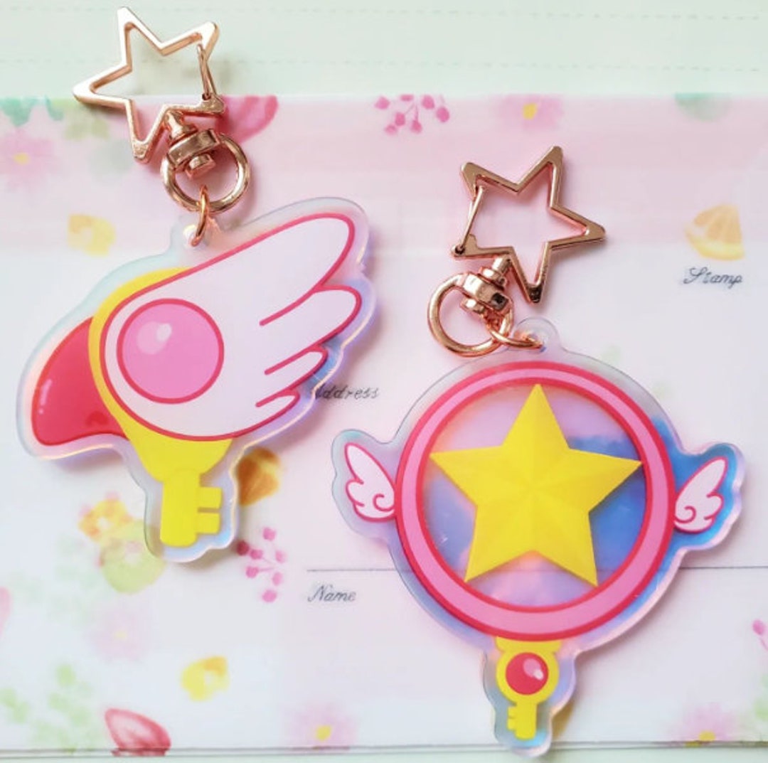 Pink Magic Wand Charms - Etsy