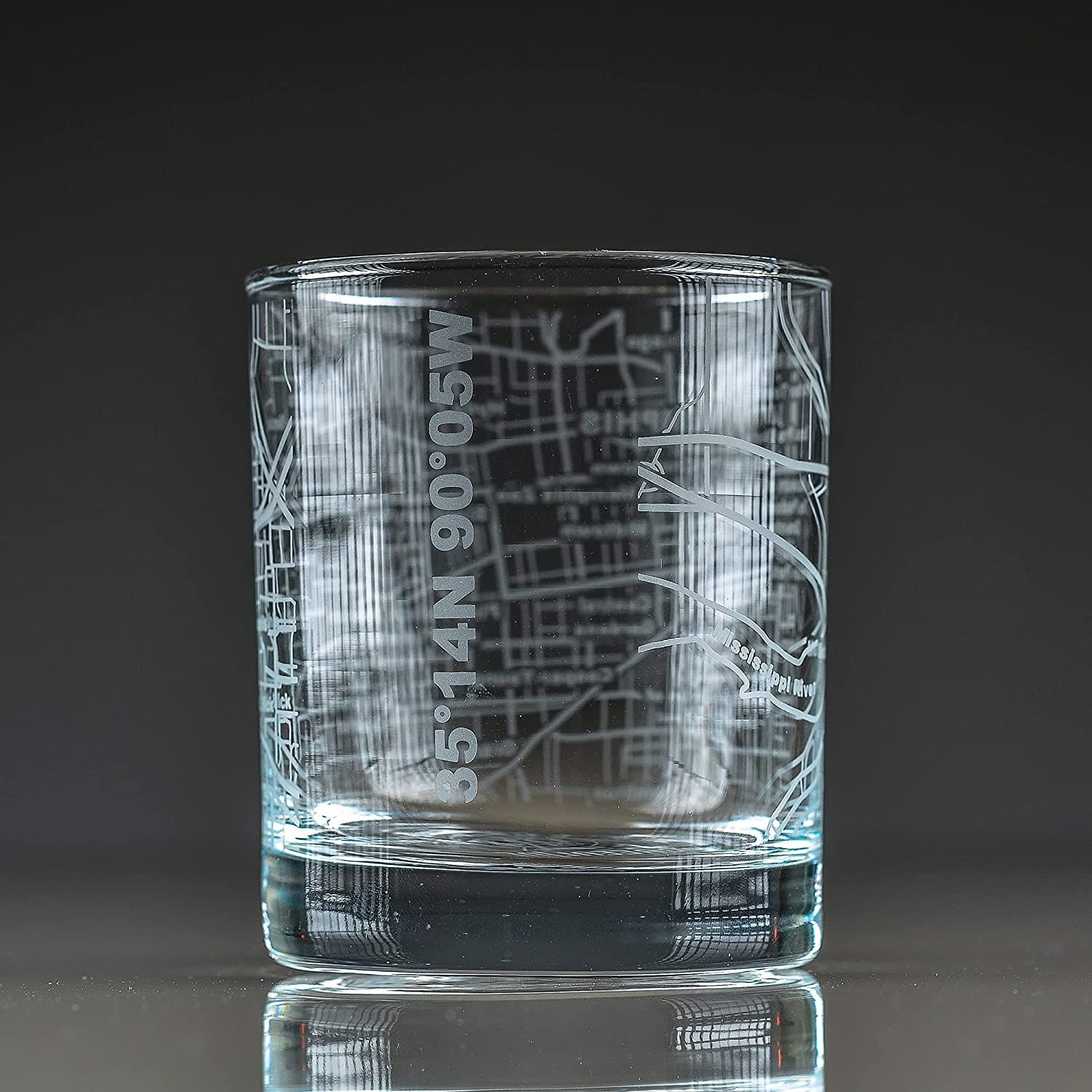 Memphis City Map Etched Whiskey Glasses Old Fashioned - Etsy Finland