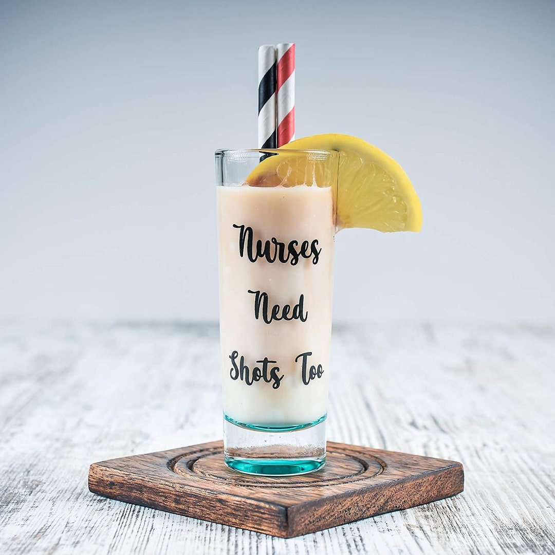 Nurse Shot Glass Nurses Appreciation Gift Funny Colored - Etsy