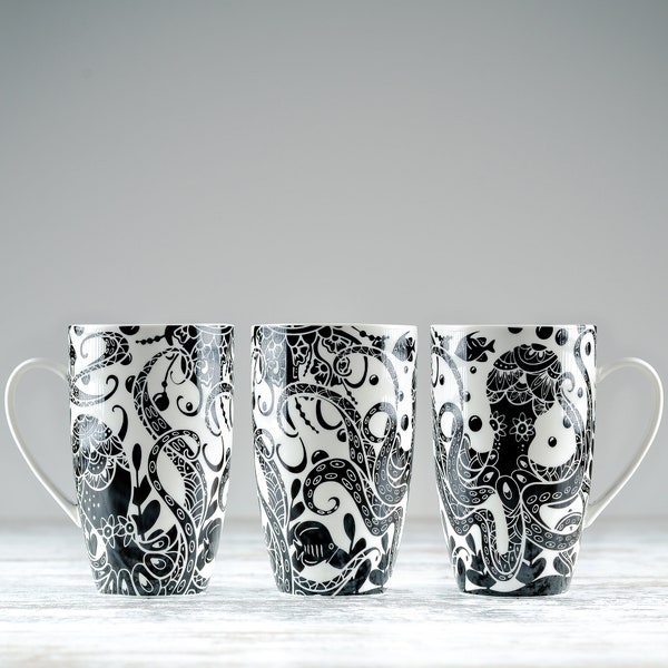 Octopus Mugs - Etsy
