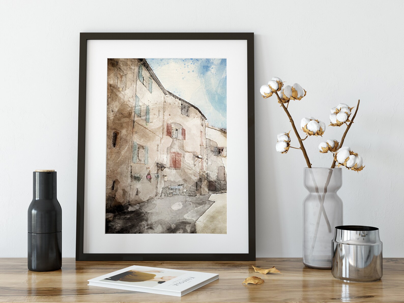 Provence, France, Downloadable Digital Watercolour Printable Wall Art ...