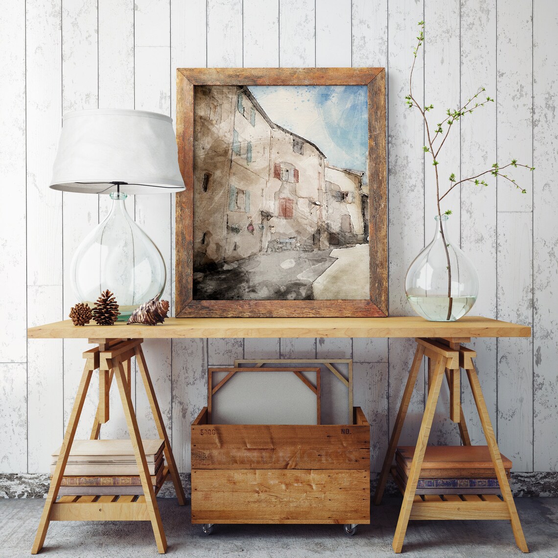 Provence, France, Downloadable Digital Watercolour Printable Wall Art ...