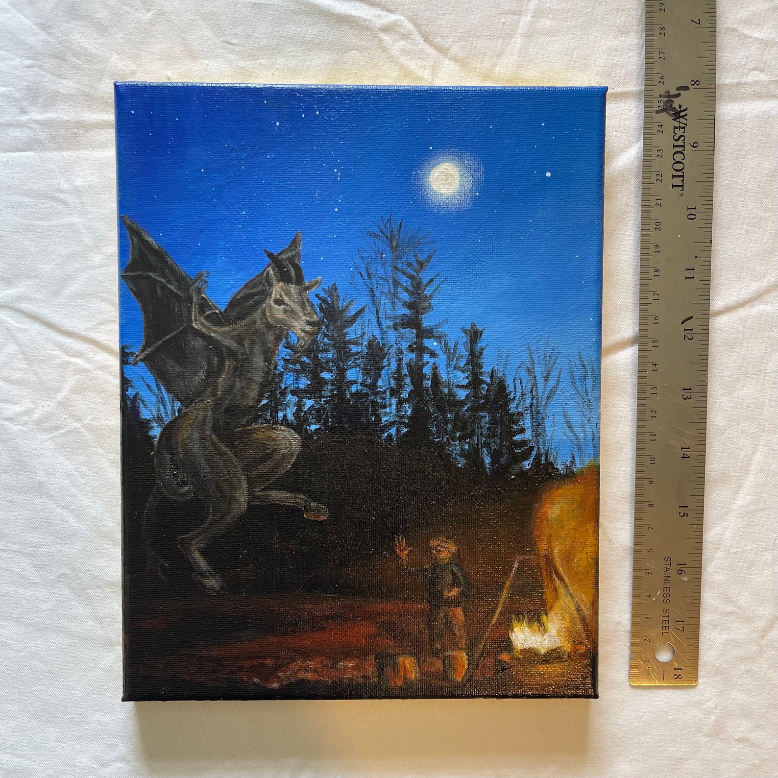 Original- “devil in the Pines” - Etsy