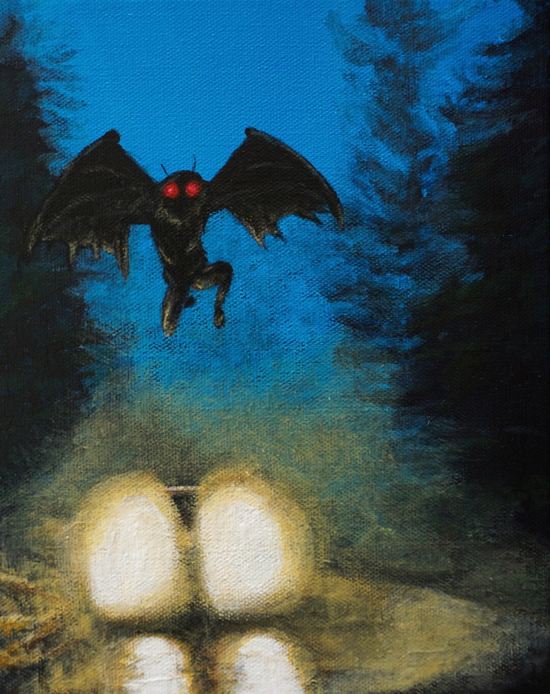 Original- “west Virginia Mothman” - Etsy