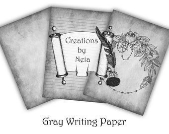 Gothic Writing Paper - Etsy