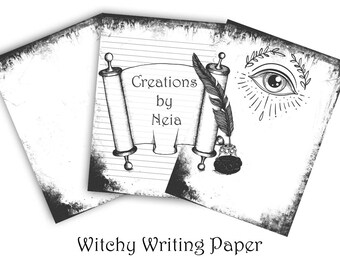 Witchy Writing Paper - Etsy