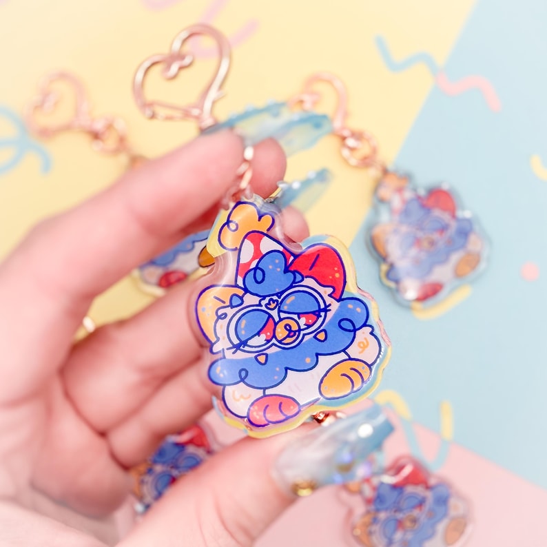 Clown Furby | Cute 90s Nostalgia Jester 2" Keychain - Etsy