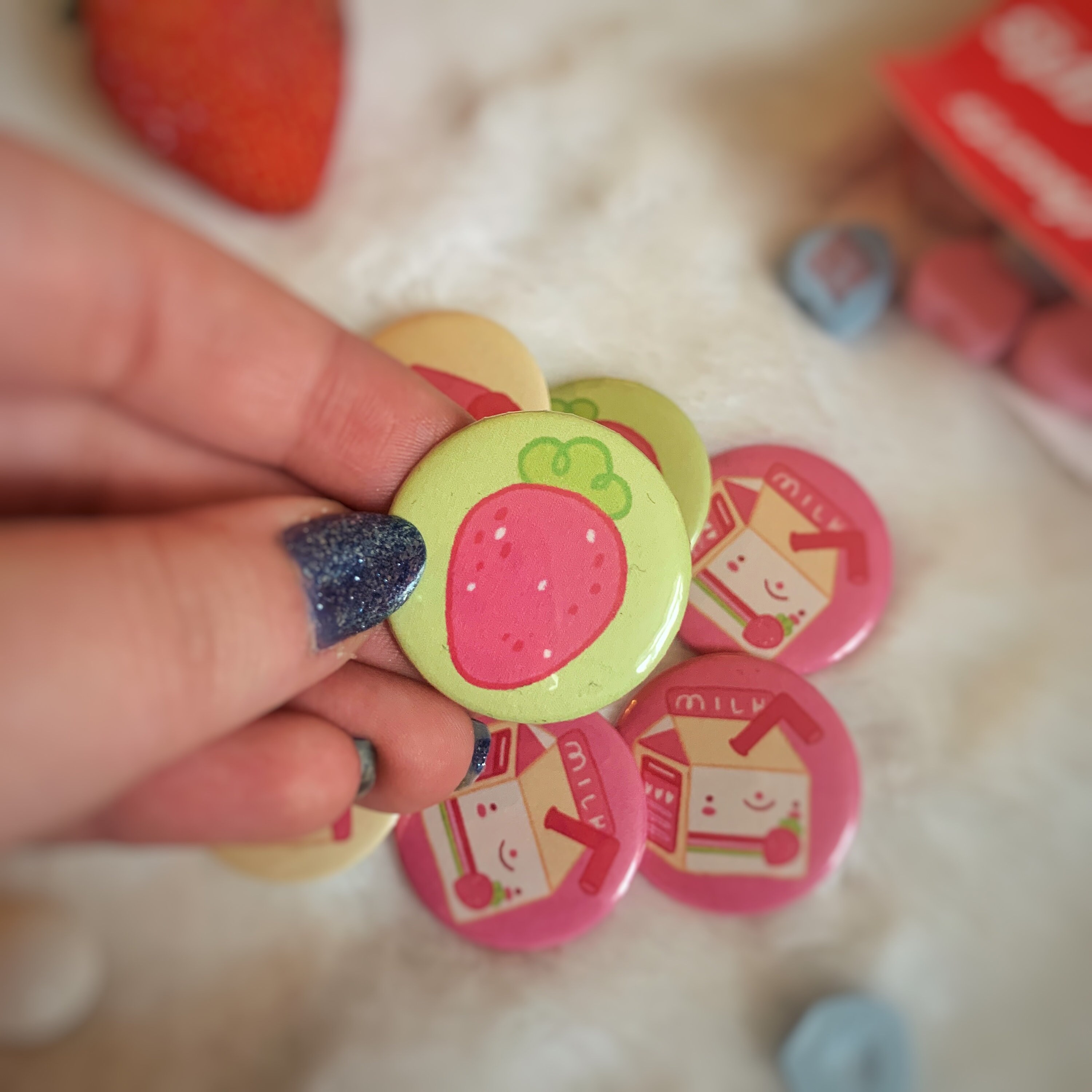 Berry Lovely Sweets Mini Buttons | Etsy