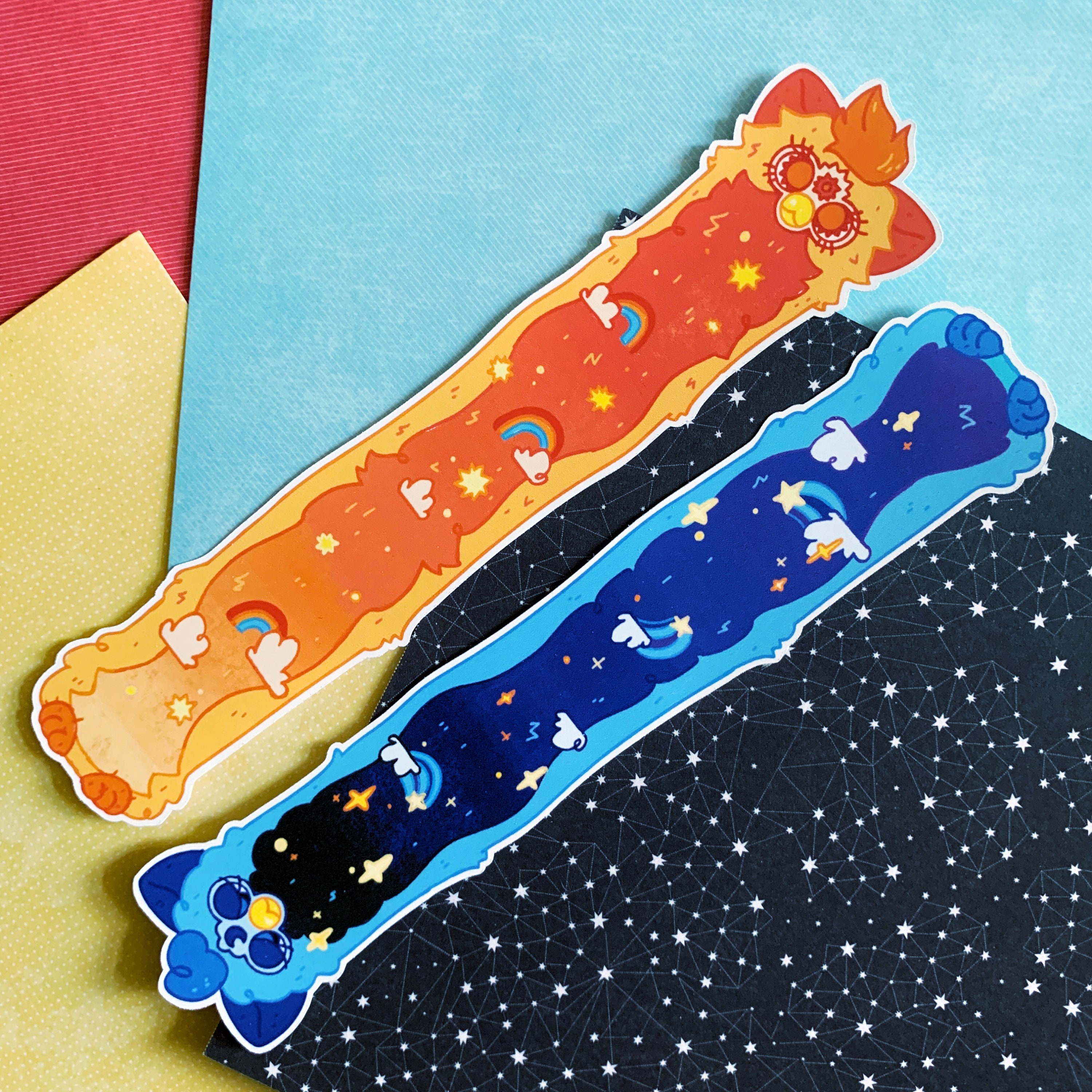 Long Furby Sun & Moon Extra Large 6.5" Sticker - Etsy