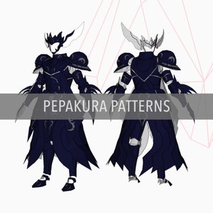 Death God Thanatos Inspired - DIY Cosplay Pepakura Foam Template - Etsy