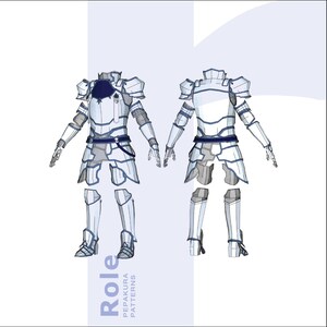 Eugeo Integrity Knight - DIY Cosplay Pepakura Foam Template - Etsy