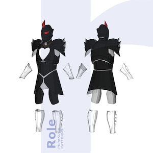 Undyne Armor - DIY Cosplay Pepakura Foam Template - Etsy