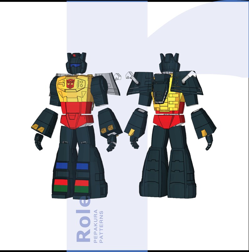 Grimlock G1 - DIY Cosplay Pepakura Foam Template - Etsy UK