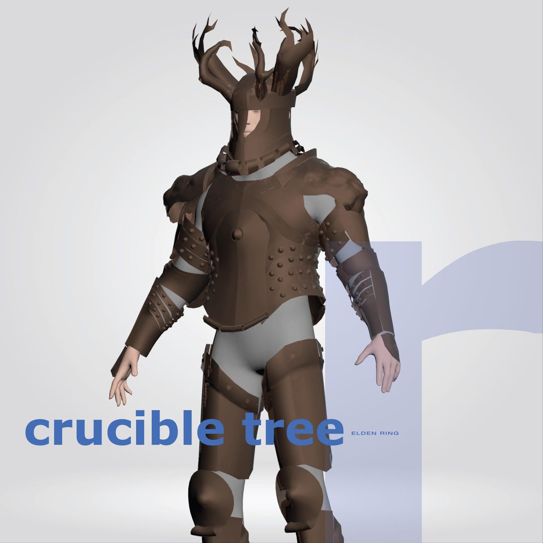 Crucible Knight Tree DIY Cosplay Pepakura Foam Template - Etsy