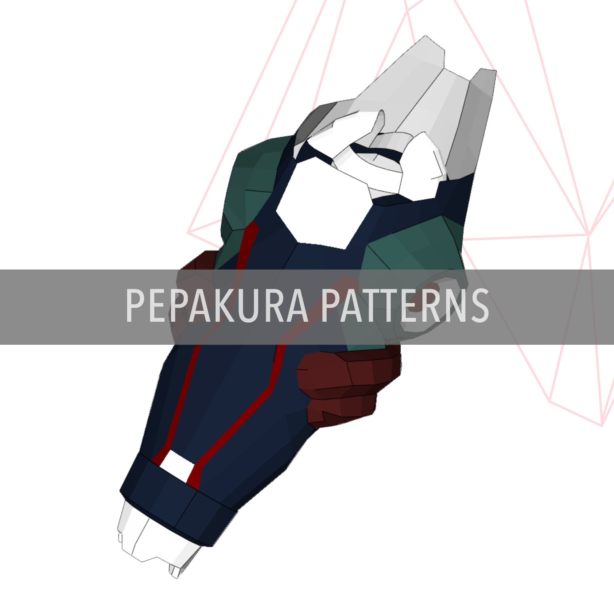 Raven Beak Armor Cosplay Pepakura Foam Template - Etsy Ireland