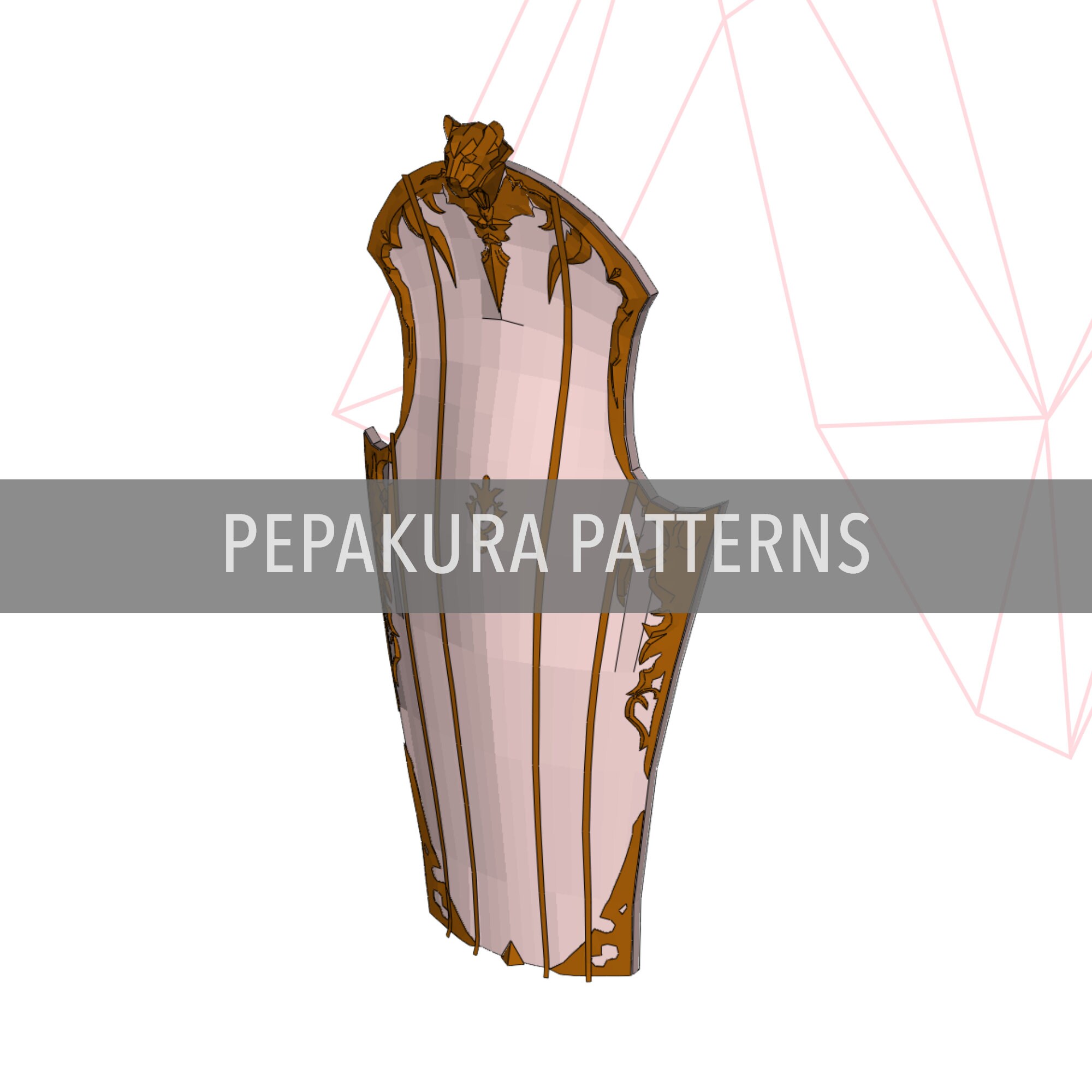 Kisara's Armor DIY Cosplay Pepakura Foam Template - Etsy Canada