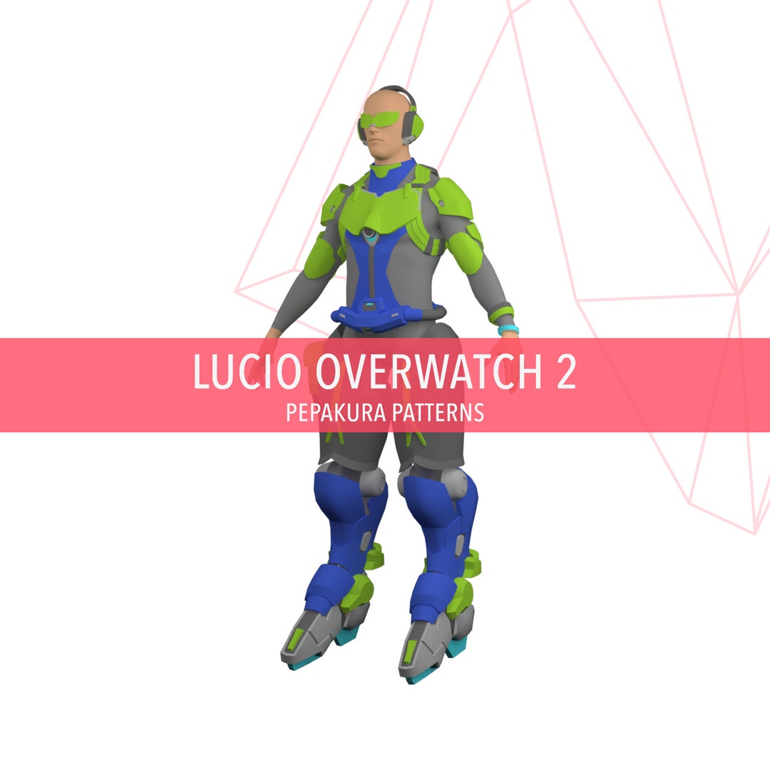 Lucio OW2 Armor - DIY Cosplay Pepakura Foam Template - Etsy