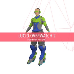 Lucio OW2 Armor - DIY Cosplay Pepakura Foam Template - Etsy