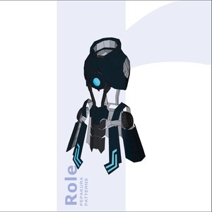 Mozi - DIY Cosplay Pepakura Foam Template - Etsy