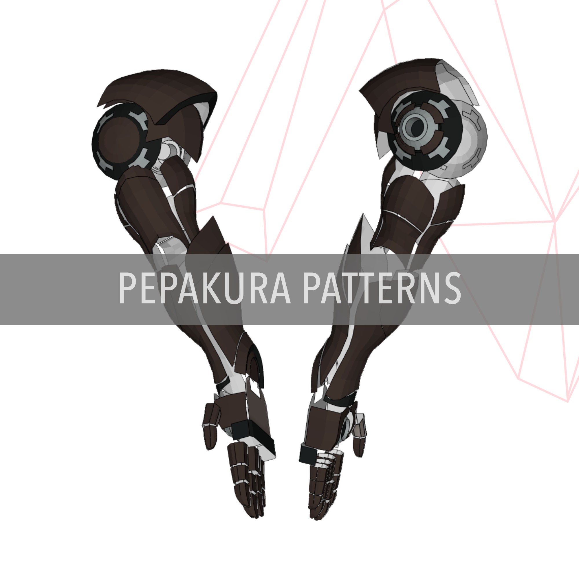 Genos G2 Arms Cosplay Pepakura Foam Templates - Etsy UK