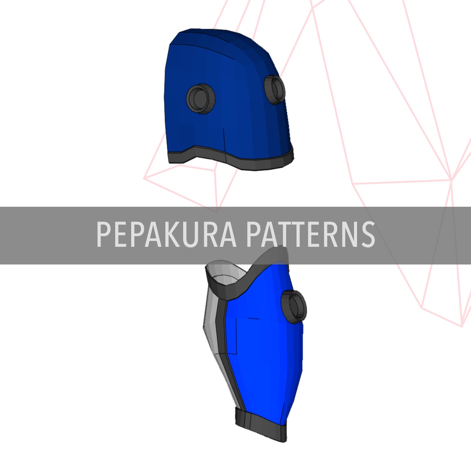 Cyborg Cyber Armor DIY Cosplay Pepakura Foam Template - Etsy