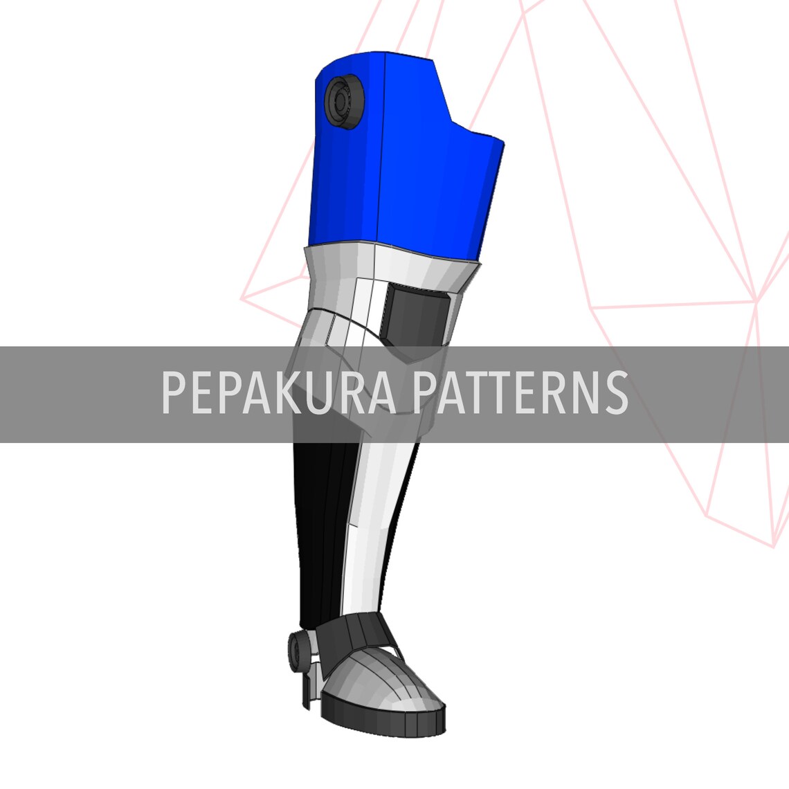 Cyborg Cyber Armor DIY Cosplay Pepakura Foam Template - Etsy