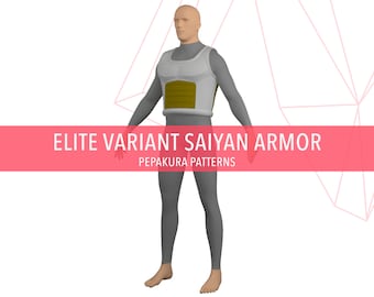 Saiyan Broly Armor Cosplay Pepakura Foam Template - Etsy