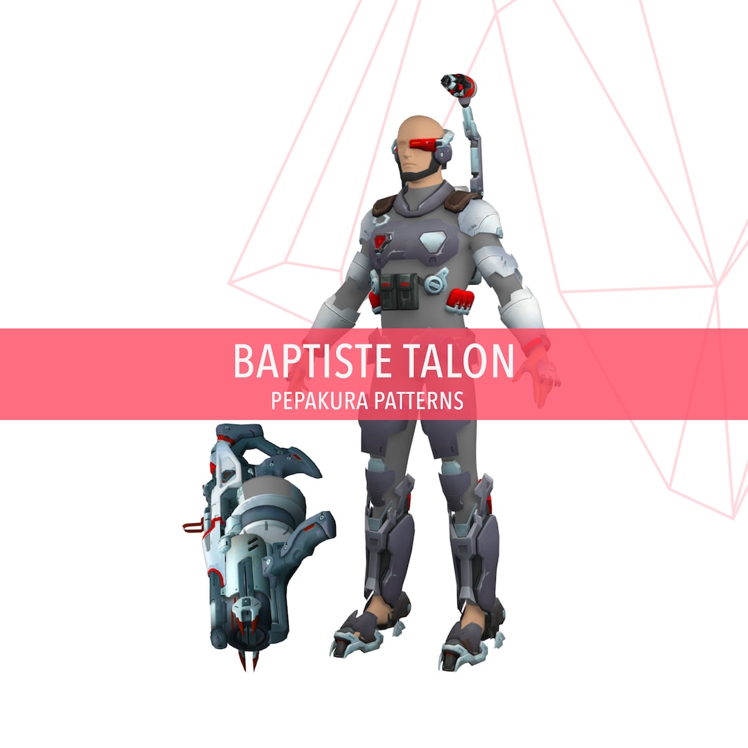 Baptiste Talon - DIY Cosplay Pepakura Foam Template - Etsy