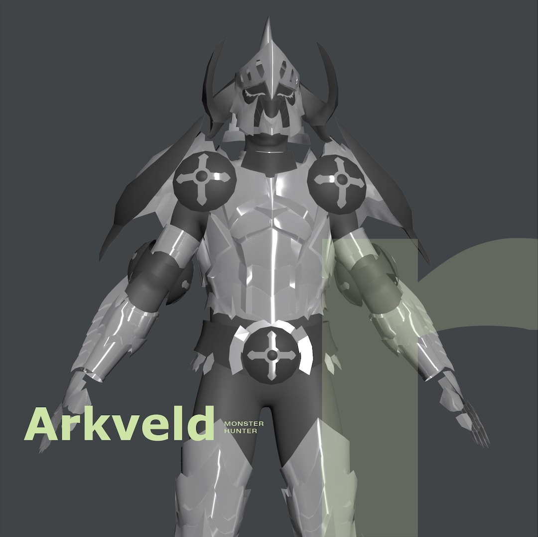 Arkveld Armor Male - DIY Cosplay Pepakura Foam Template - Etsy