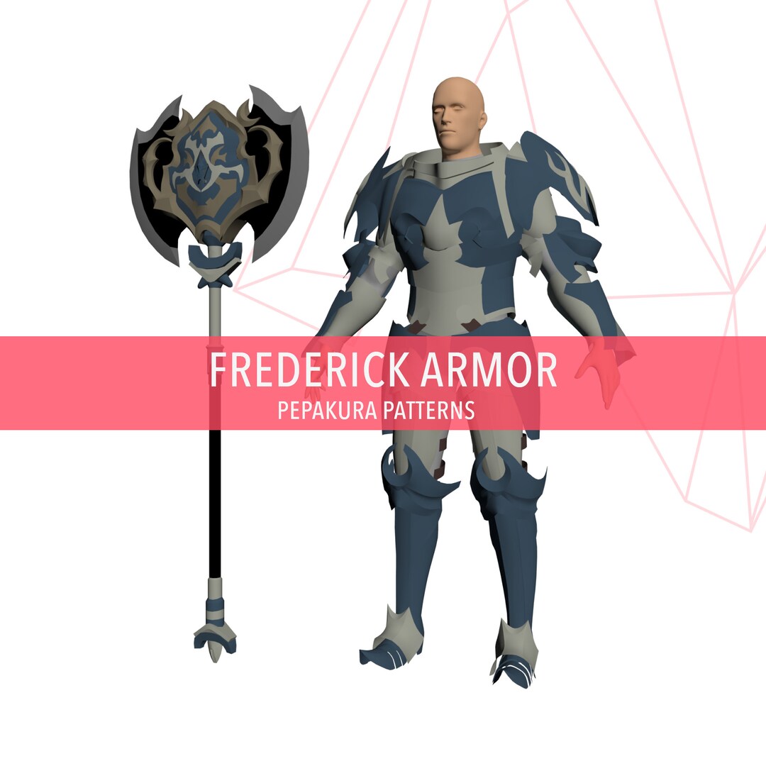 Frederick Armor - Cosplay Pepakura Foam Template - Etsy