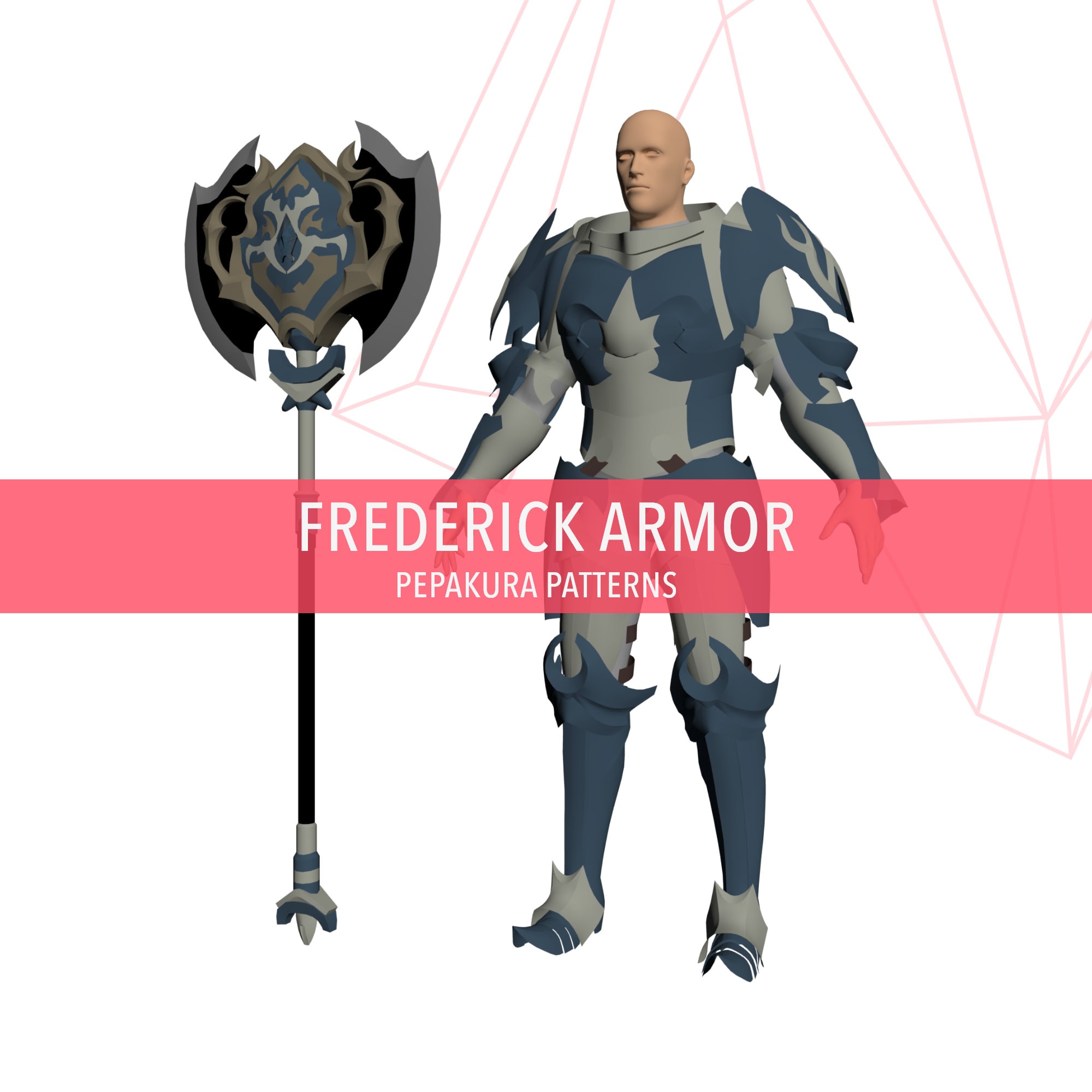 Frederick Armor Cosplay Pepakura Foam Template - Etsy