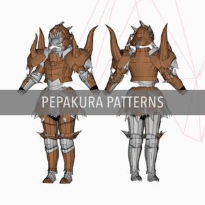 Diablos Beta Female - DIY Cosplay Pepakura Template - Etsy