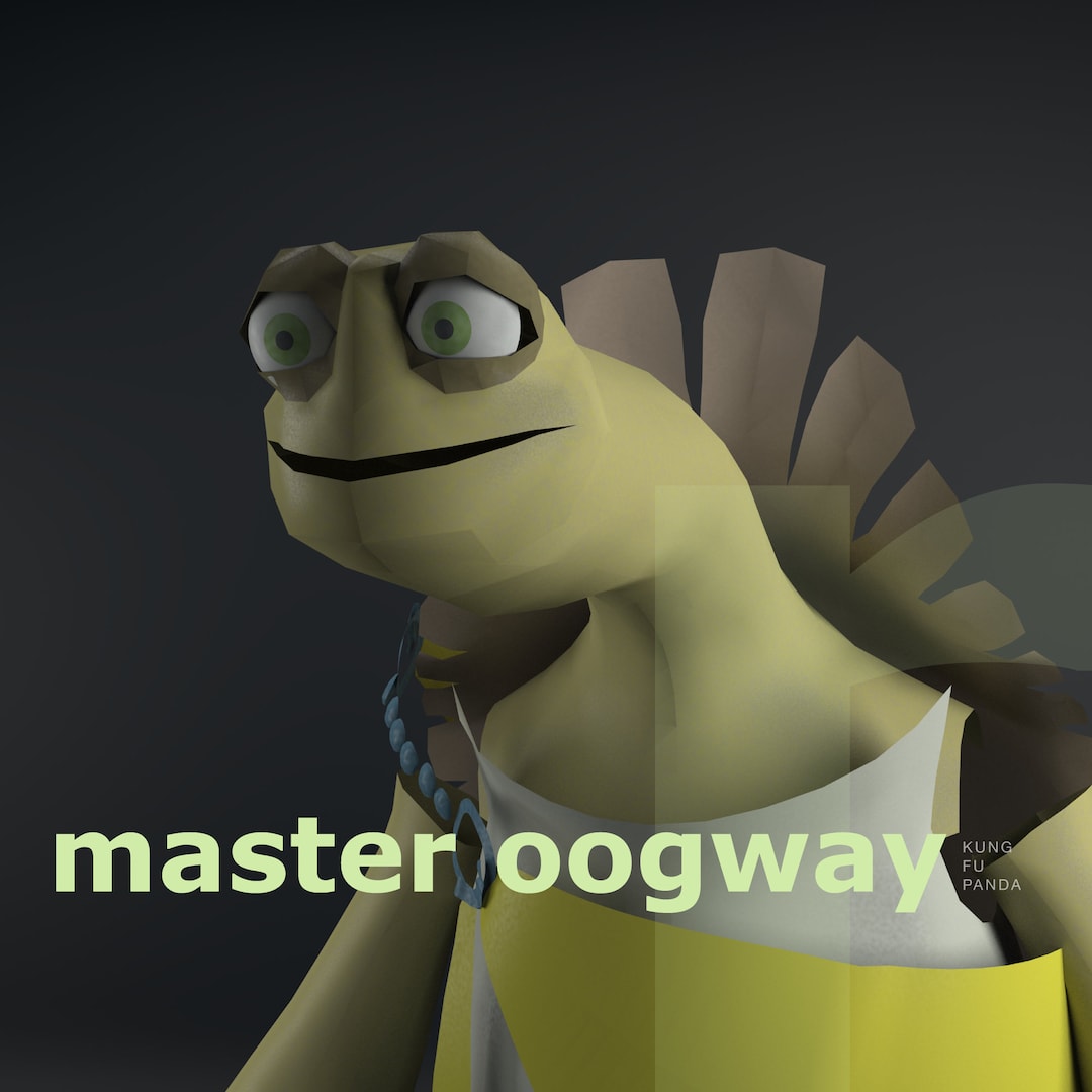 Kung-fu Master Turtle Cosplay Pepakura Foam Template - Etsy UK