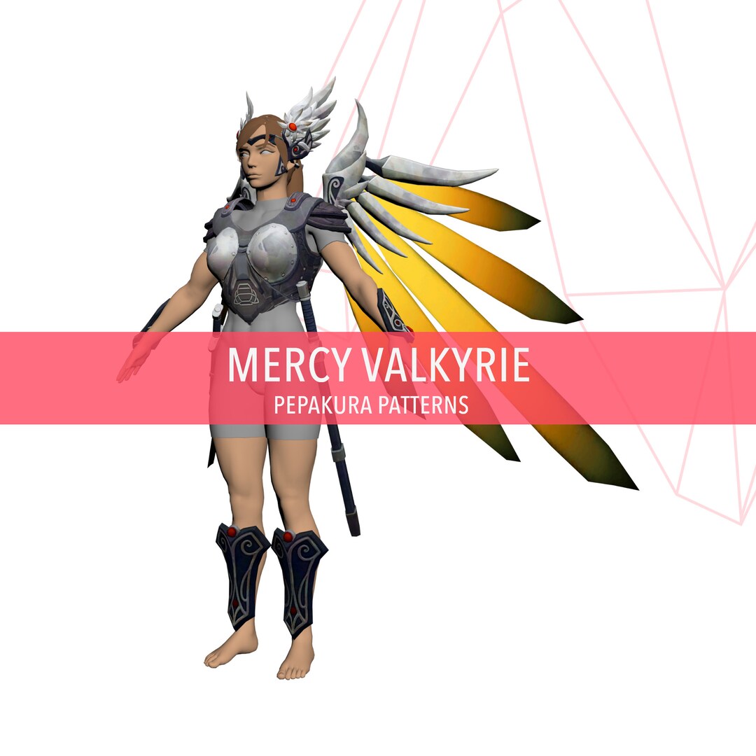 Mercy Valkyrie - DIY Cosplay Pepakura Foam Template - Etsy